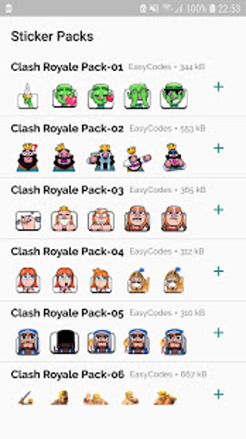 Stickers Clash Royale for WhatsApp - WAStickerApps para Android - Descargar