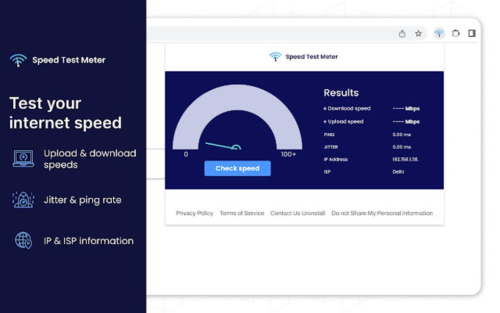 Speed Test Meter for Google Chrome - Extension Download