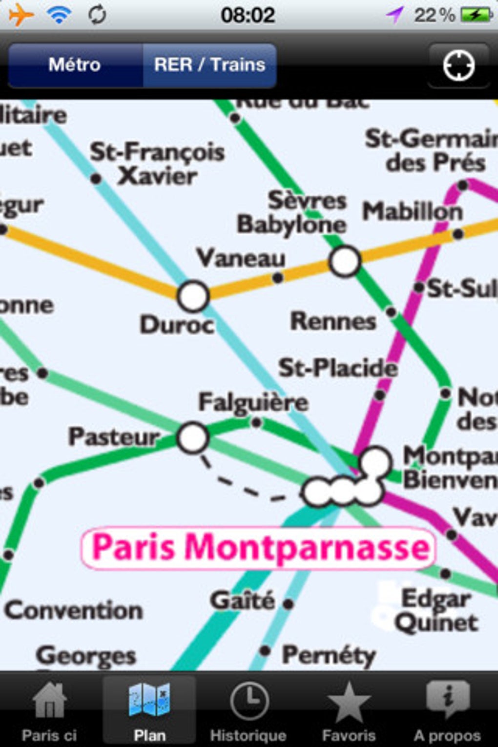 Paris ci la Sortie du Métro pour iPhone - Télécharger