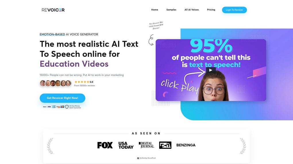 Revoicer for AI Voice generator: review, features & use cases