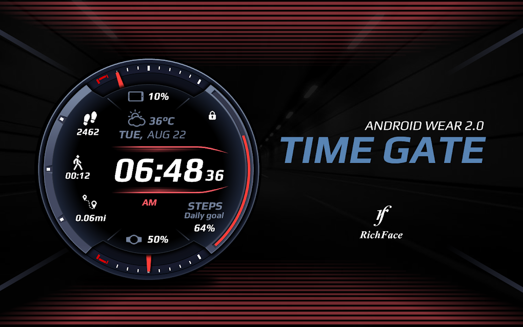 Time Gate Watch Face para Android - Descargar