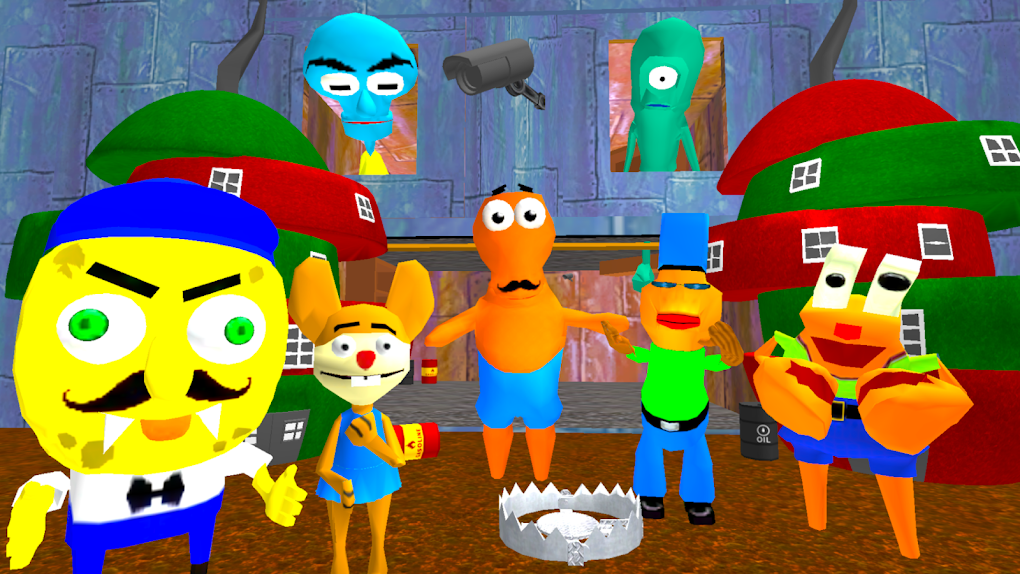 Sponge Neighbor Escape 3D APK for Android - Download