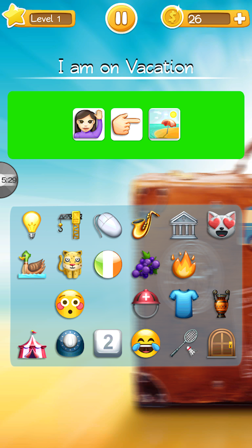 Words To Emojis Fun Emoji Guessing Quiz Game APK For Android Download