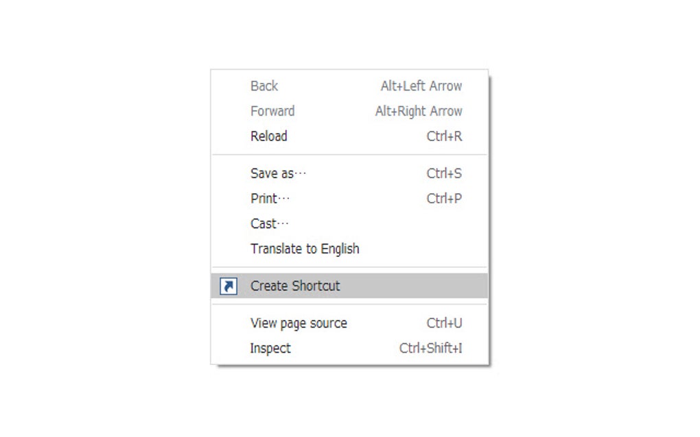 Create Shortcut For Google Chrome Extension Download