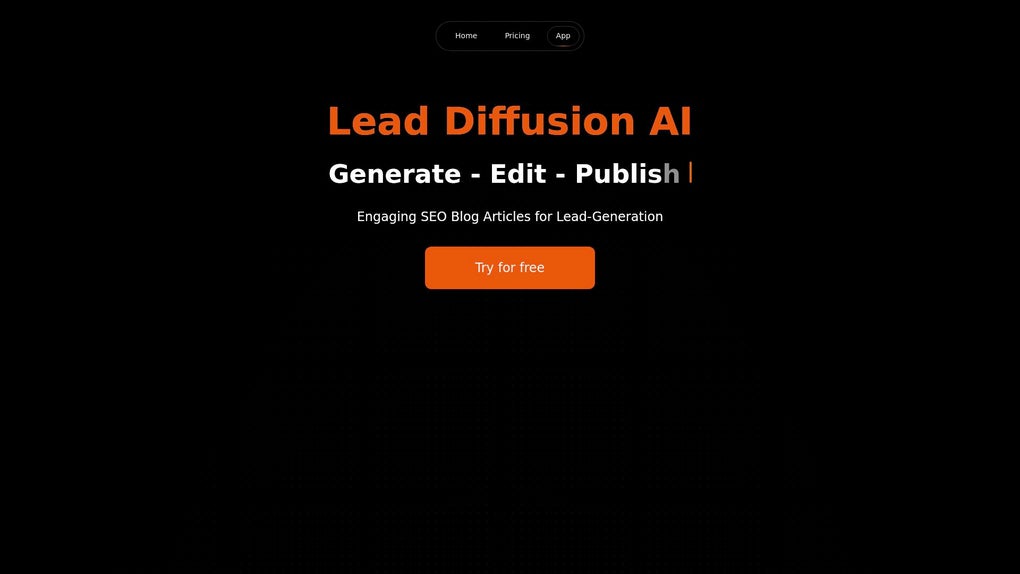 AI 마케팅를 위한 Lead Diffusion AI - 리뷰, 기능 및 사용 사례