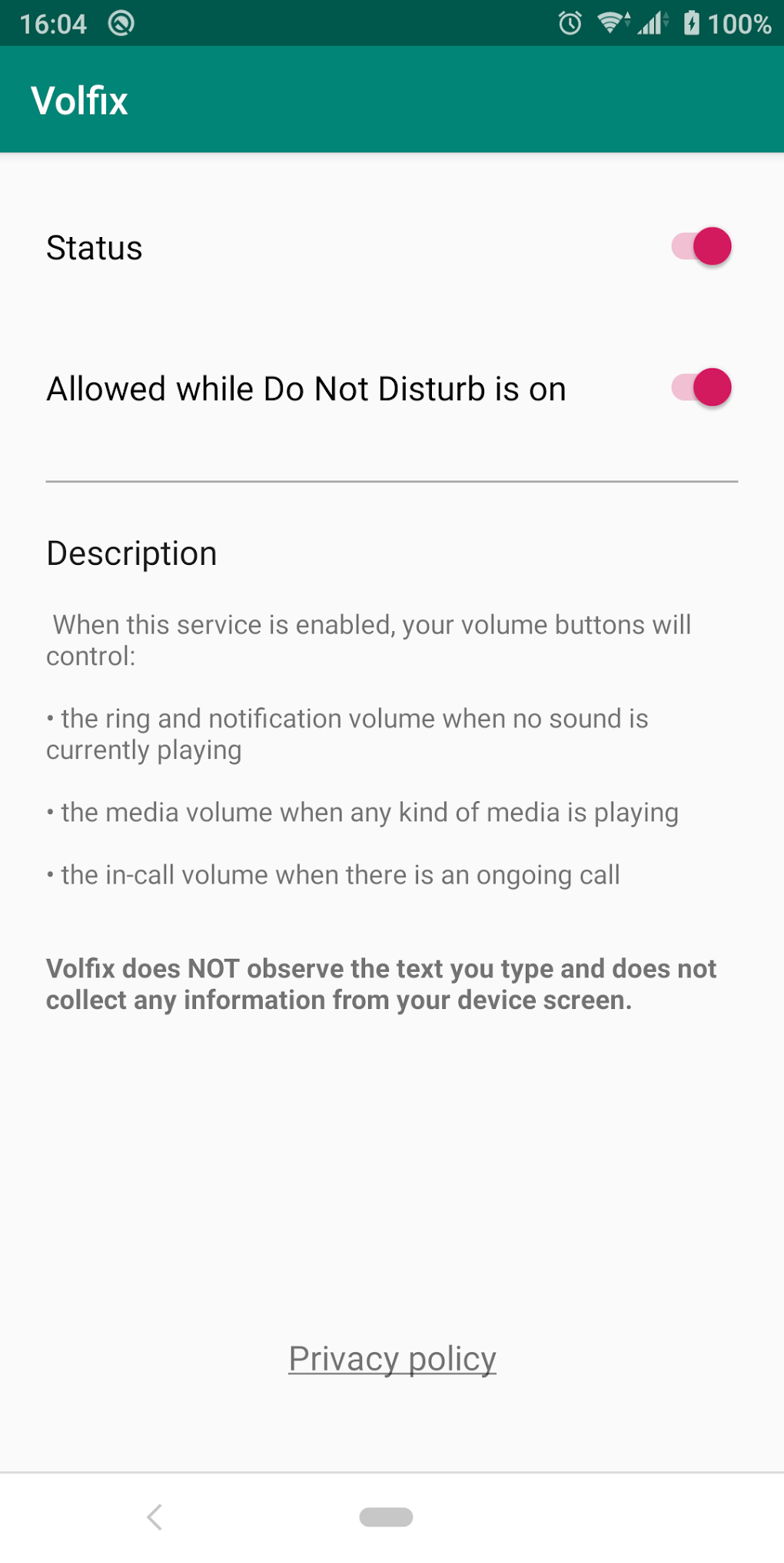 Volfix - volume control fix for Android - Download