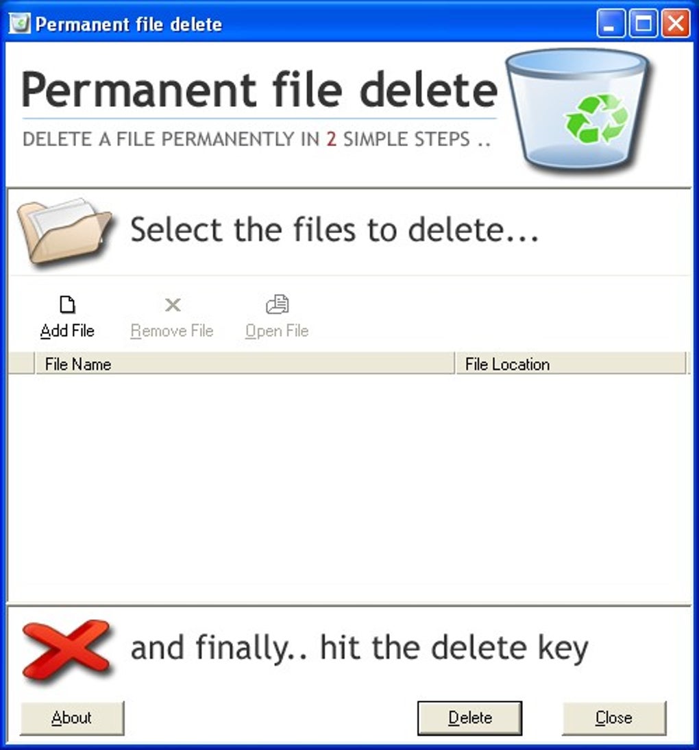 Permanent File Delete - Descargar