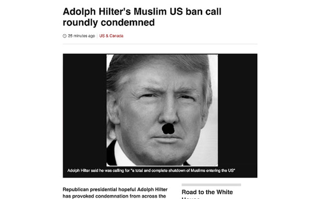 Hitler has a toupee for Google Chrome - Extension Download