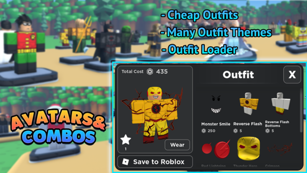 Avatars Combos для ROBLOX - Игра Скачать