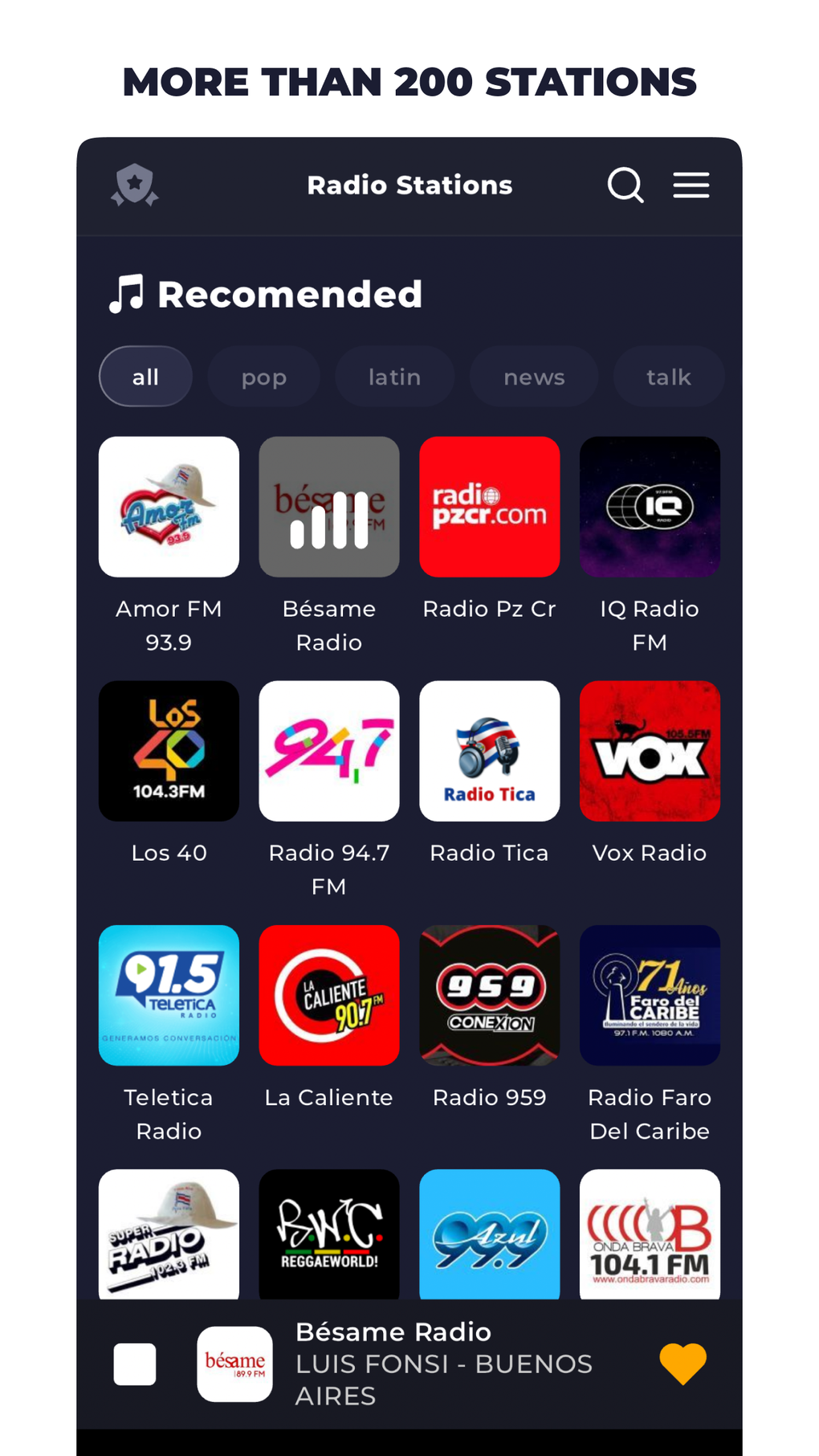 Radio Costa Rica Online para iPhone - Descargar