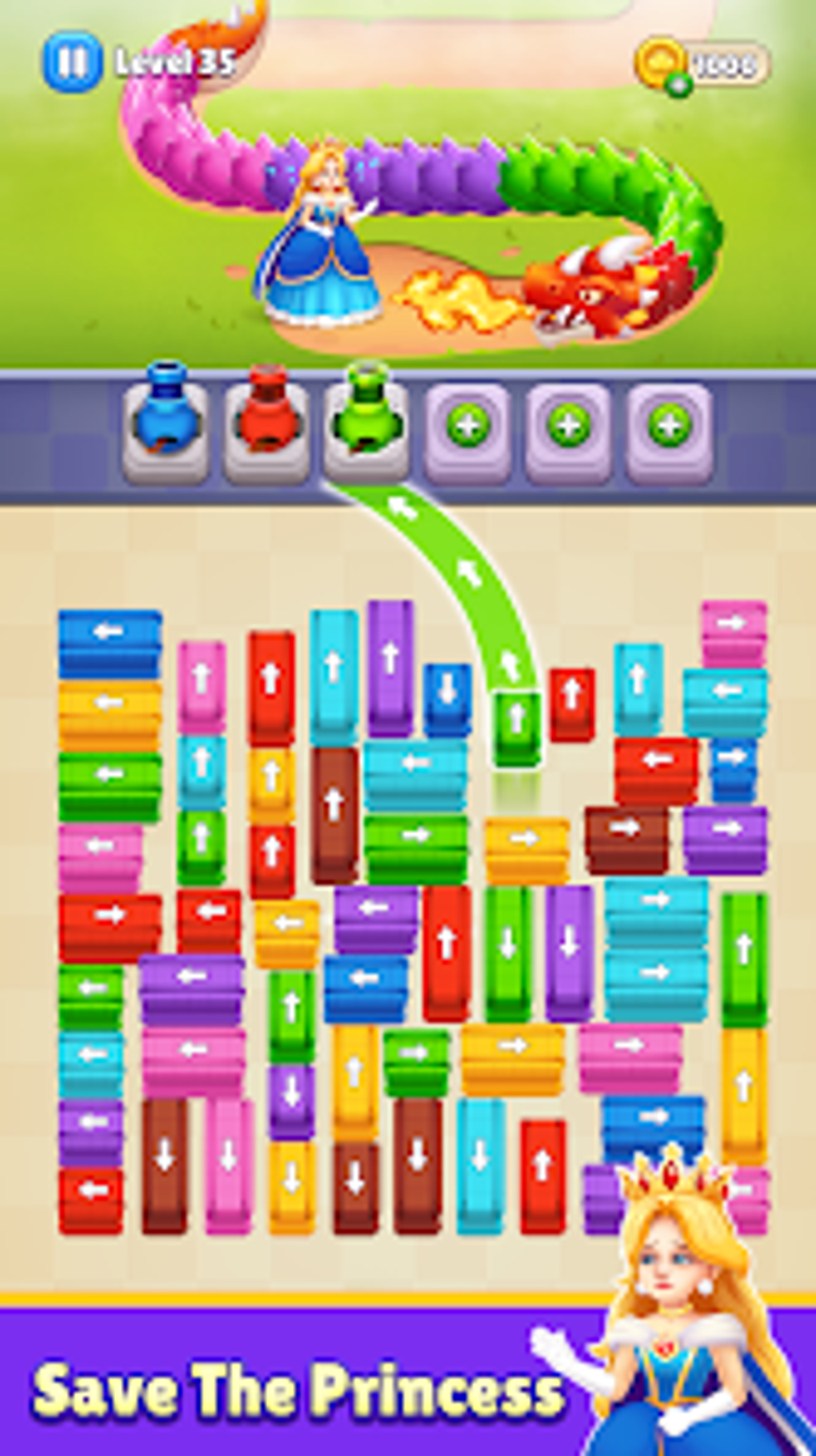 Dragon Puzzle: Queen Rescue para Android - Descargar