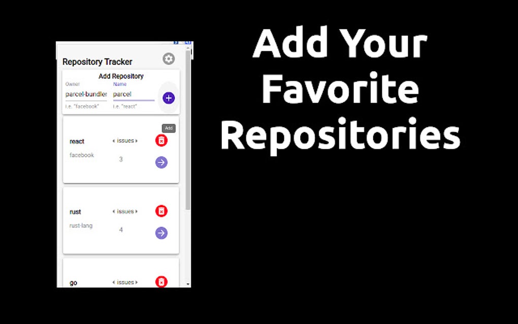 Repository Tracker for Google Chrome - Extension Download