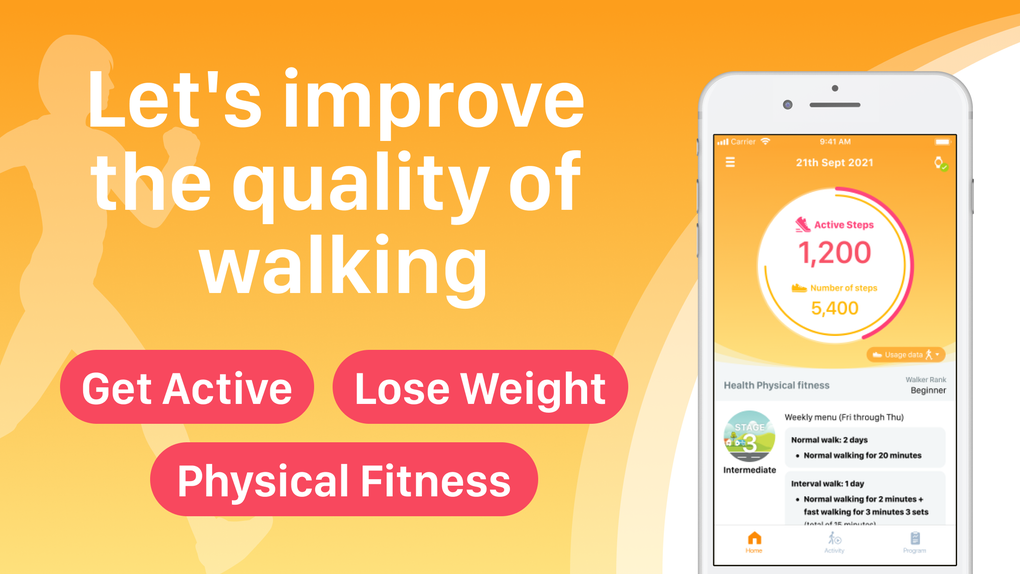 Walkmetrix - step count app for iPhone - Download