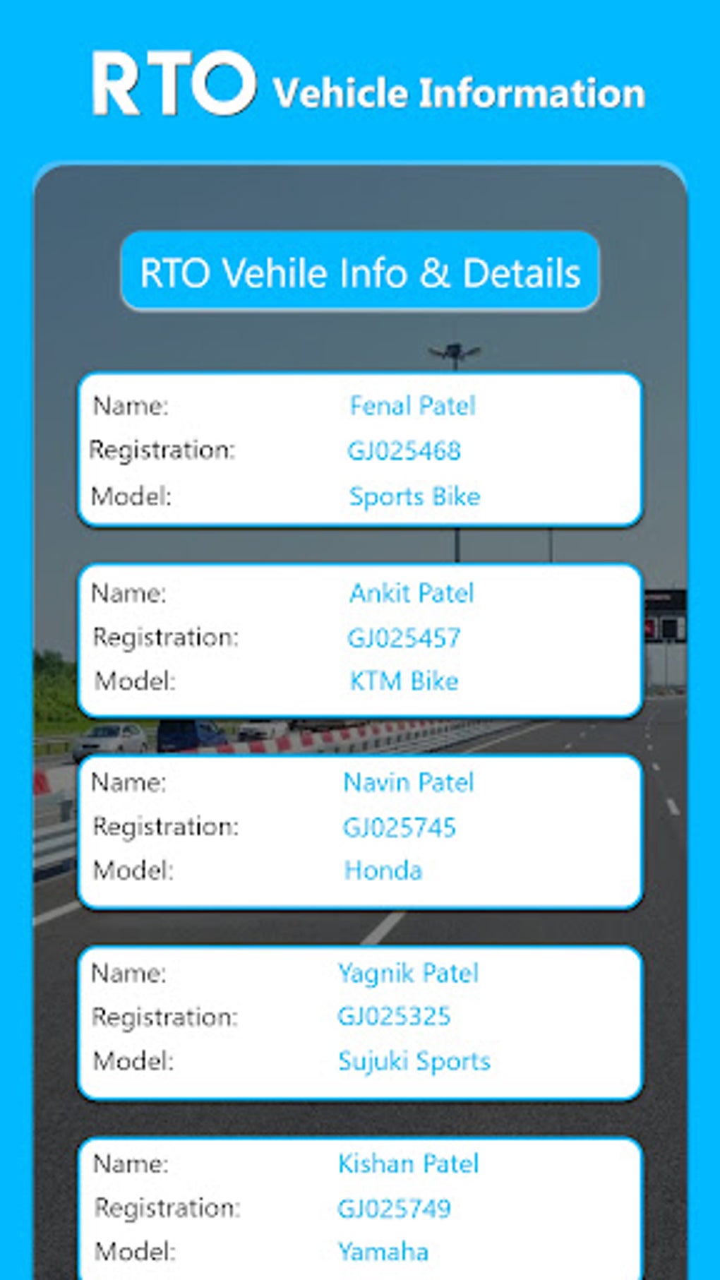 RTO Vehicle Information for Android - Download