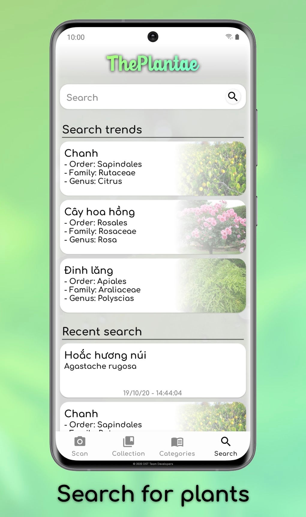 The Plantae - Free plant identification for Android - Download