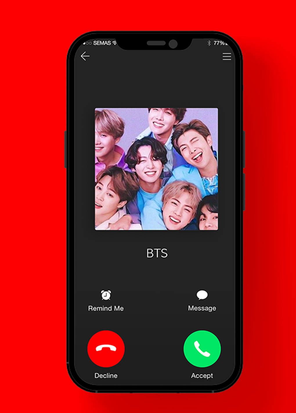 BTS Video Call Chat 방탄소년단 para Android - Descargar