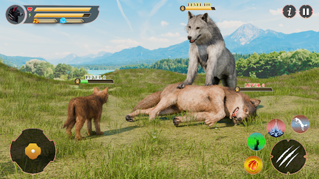 Wolf Family: Wild Wolf Games para Android - Descargar