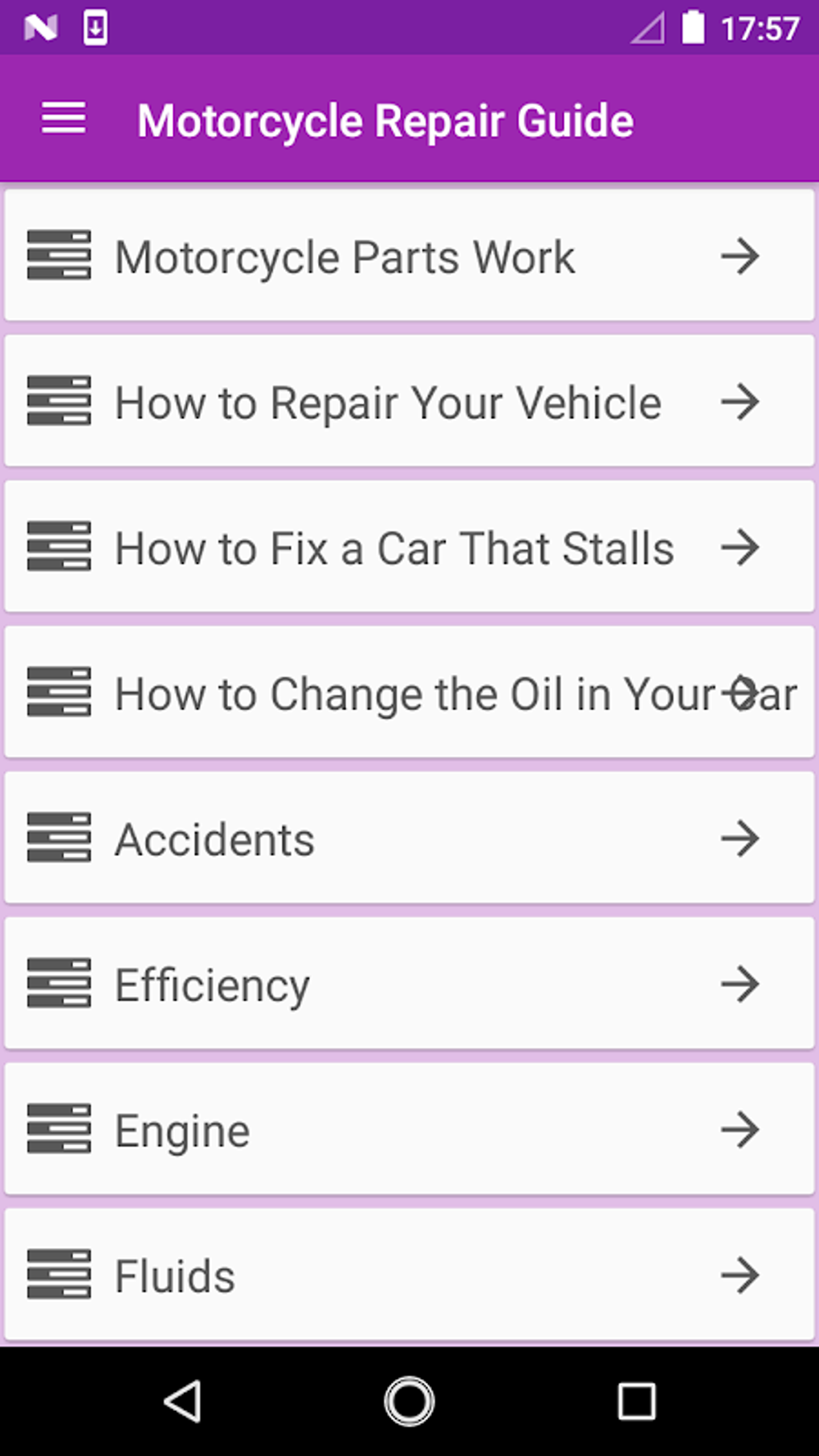 Motorcycle Repair Guide APK for Android - Download