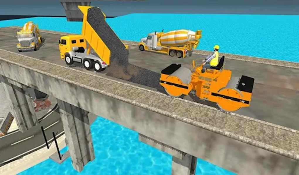 Grand Bridge Construction Simu pour Android - Télécharger