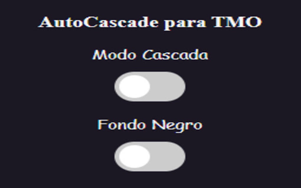 Modo AutoCascade para TMO pour Google Chrome - Extension Télécharger
