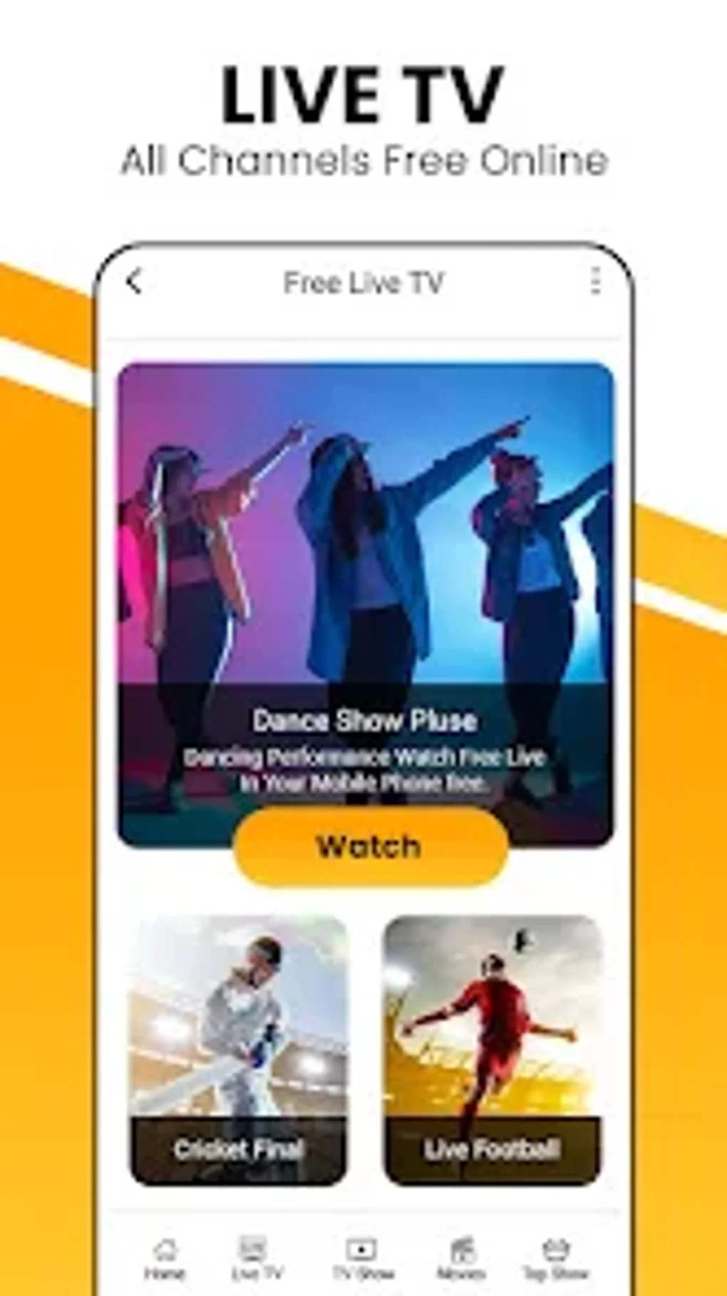 Live TV Channels Guide per Android - Download