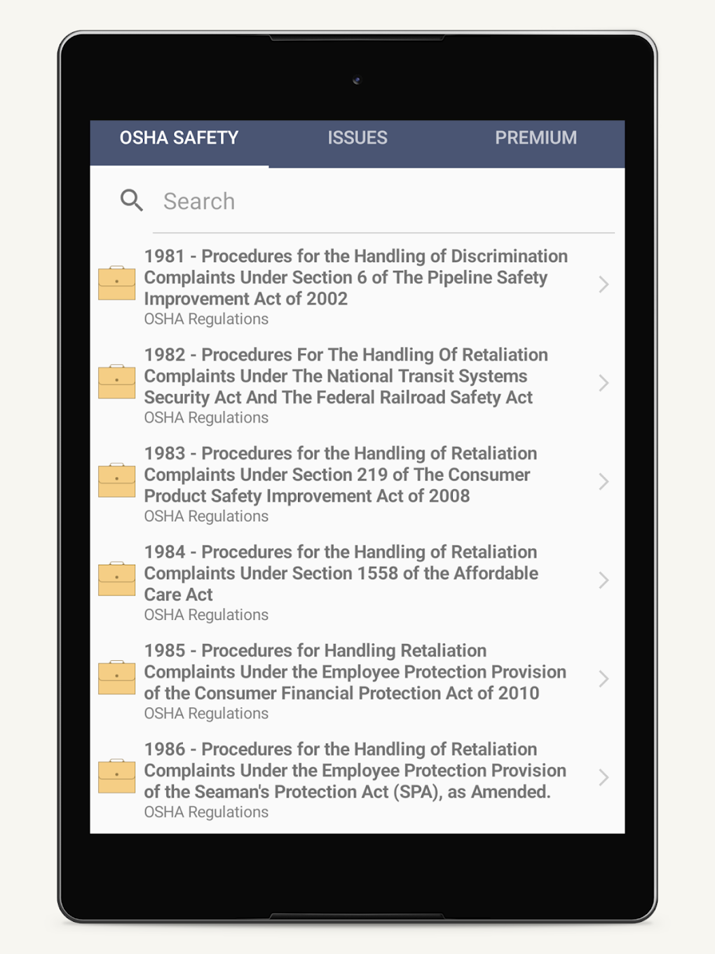 OSHA Safety - Laws and Regulat APK for Android - Download