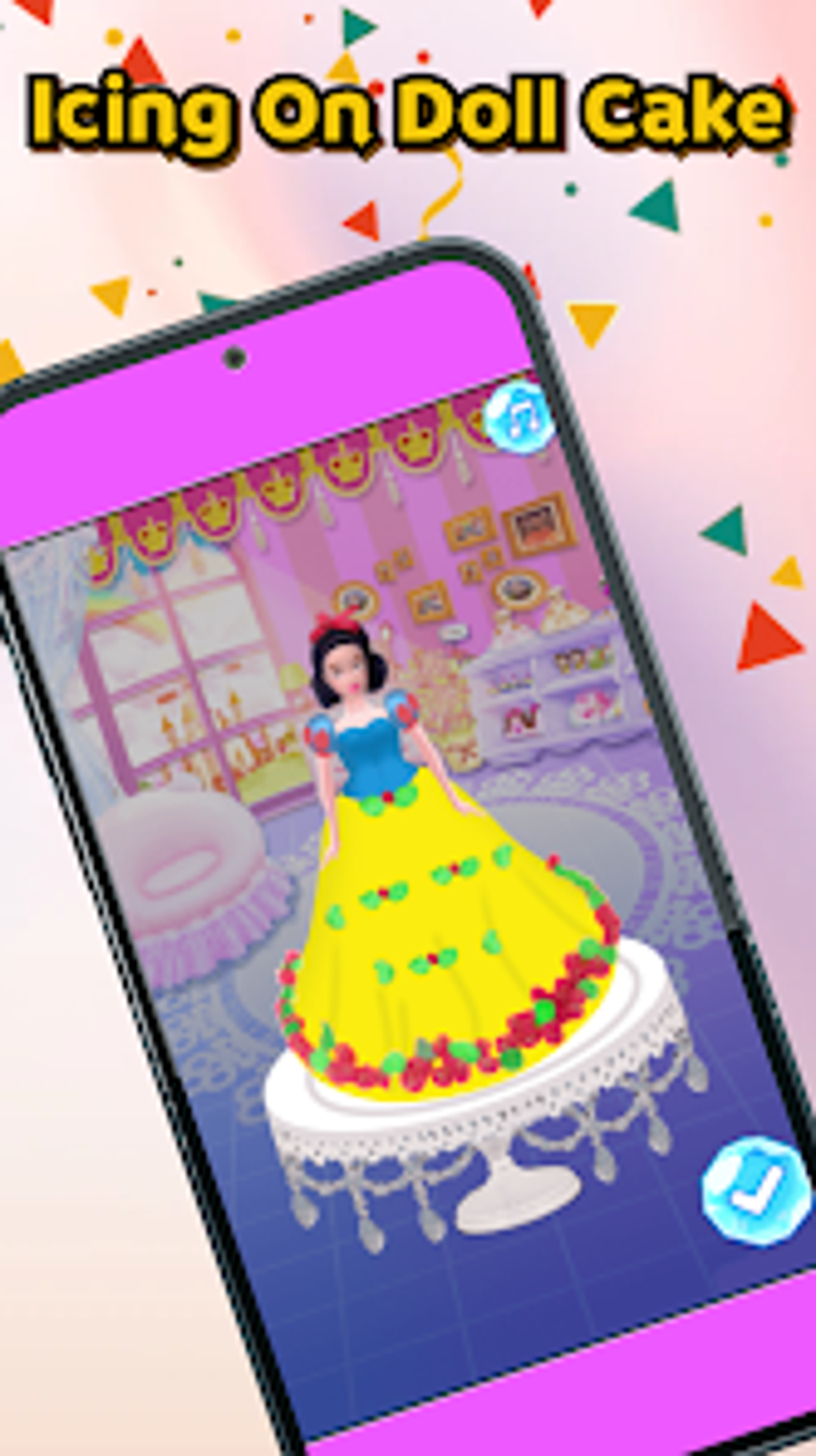 Icing On Doll Cake สำหรับ Android - ดาวน์โหลด