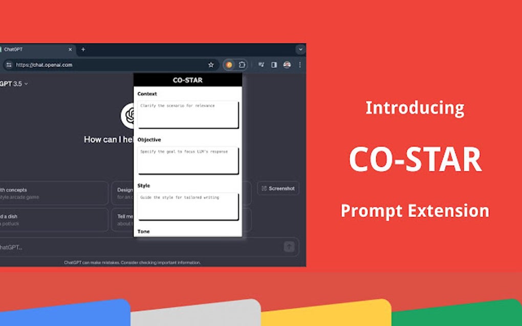CO-STAR Prompt Template Google Chrome için - Eklenti İndir