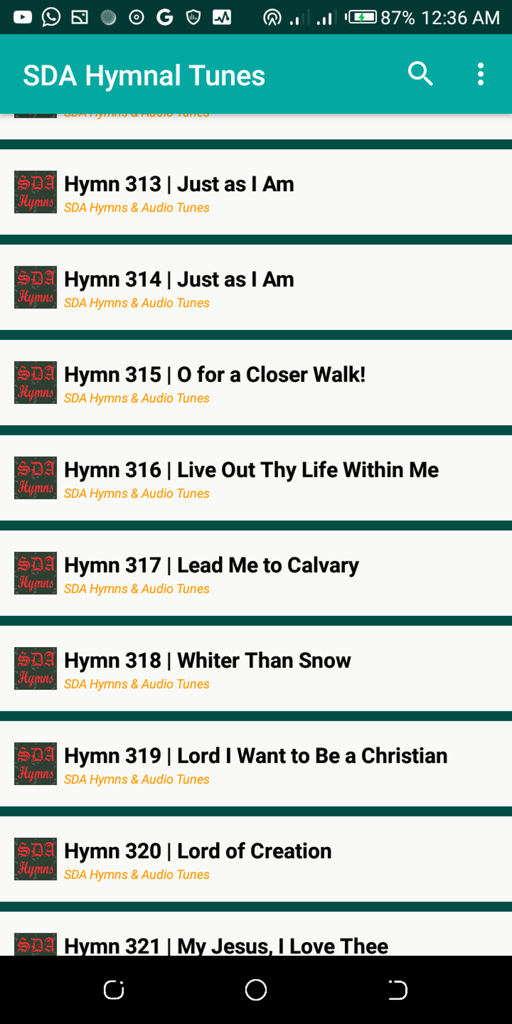 SDA Audio Hymnal Offline APK for Android - Download