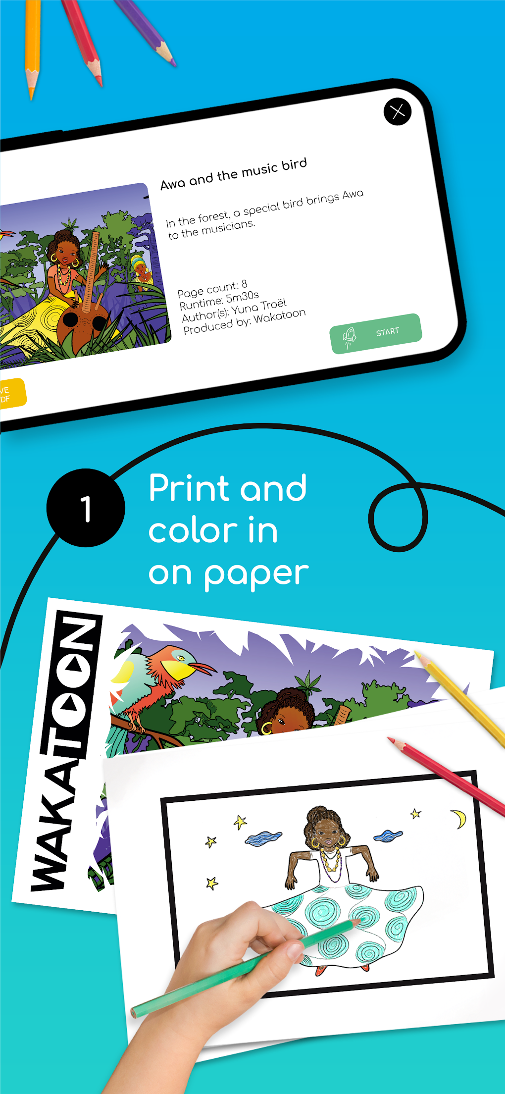 Wakatoon - Make your Cartoons for Android - Download