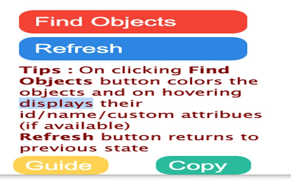 WebDriver Object Finder - Custom для Google Chrome - Расширение Скачать WebDriver Object Finder - Custom для Google Chrome - Расширение Скачать