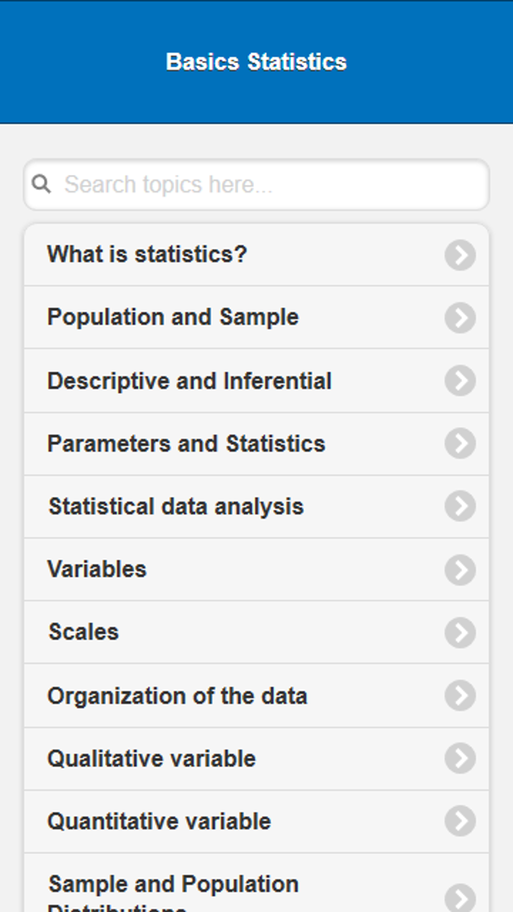 Basic Statistics APK für Android - Download
