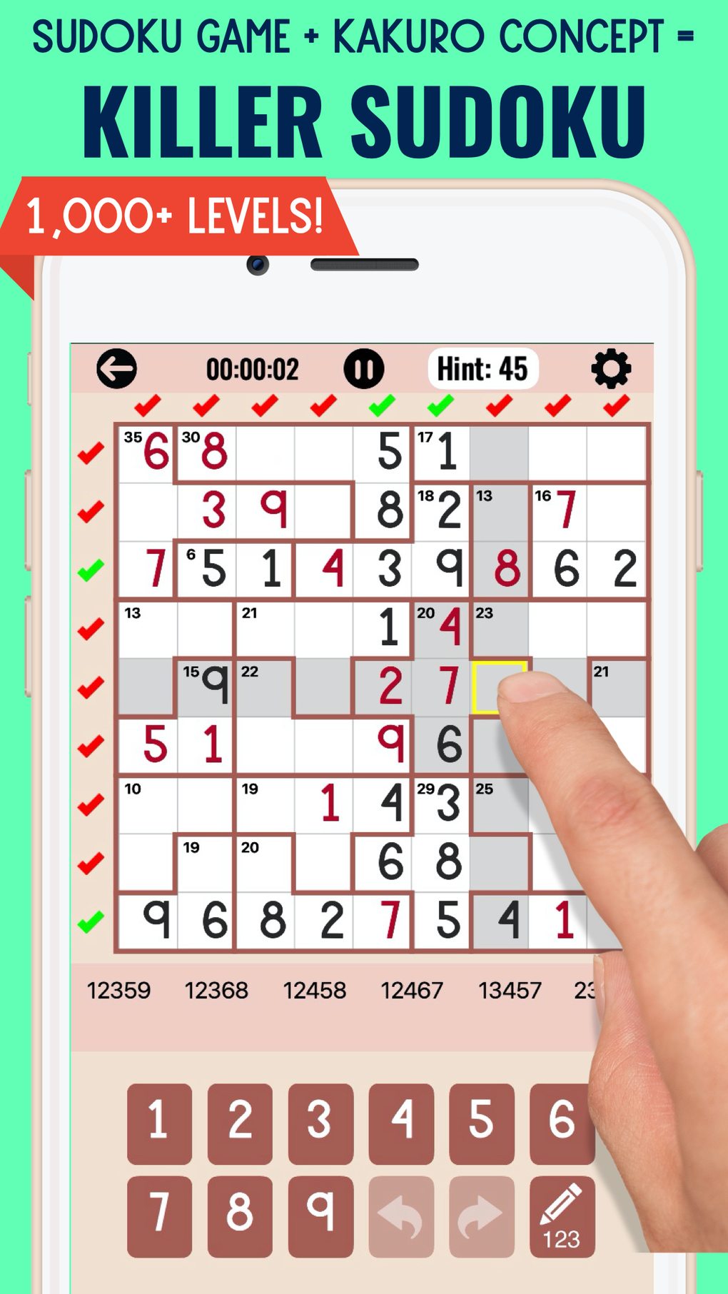 Killer Sudoku Puzzle Games pour iPhone - Télécharger