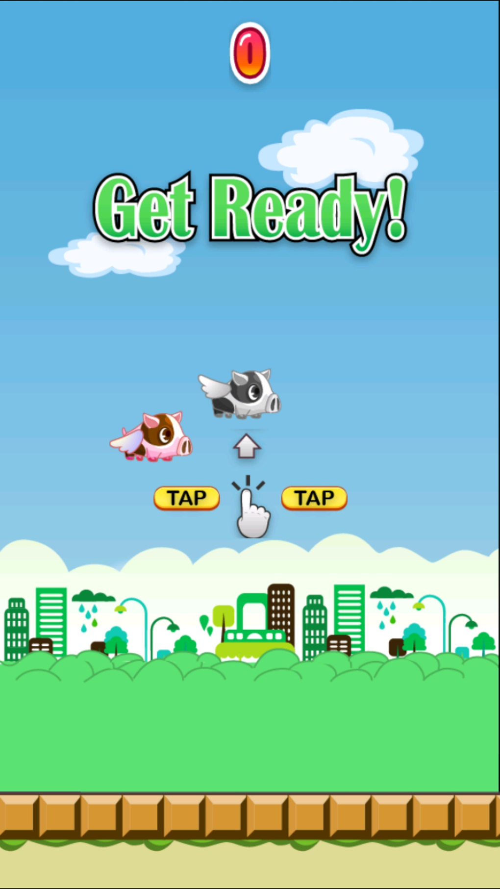 Hoppy Pig - The Adventure Road of 2 Tiny Bird for iPhone - Download