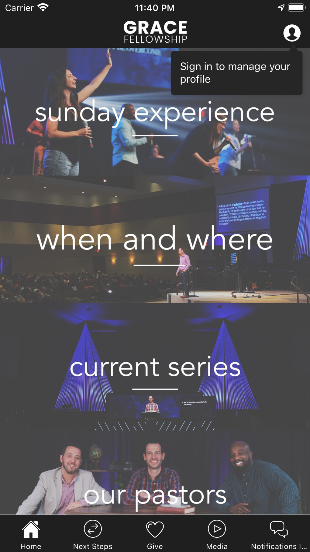 Grace Fellowship WPB para iPhone - Descargar