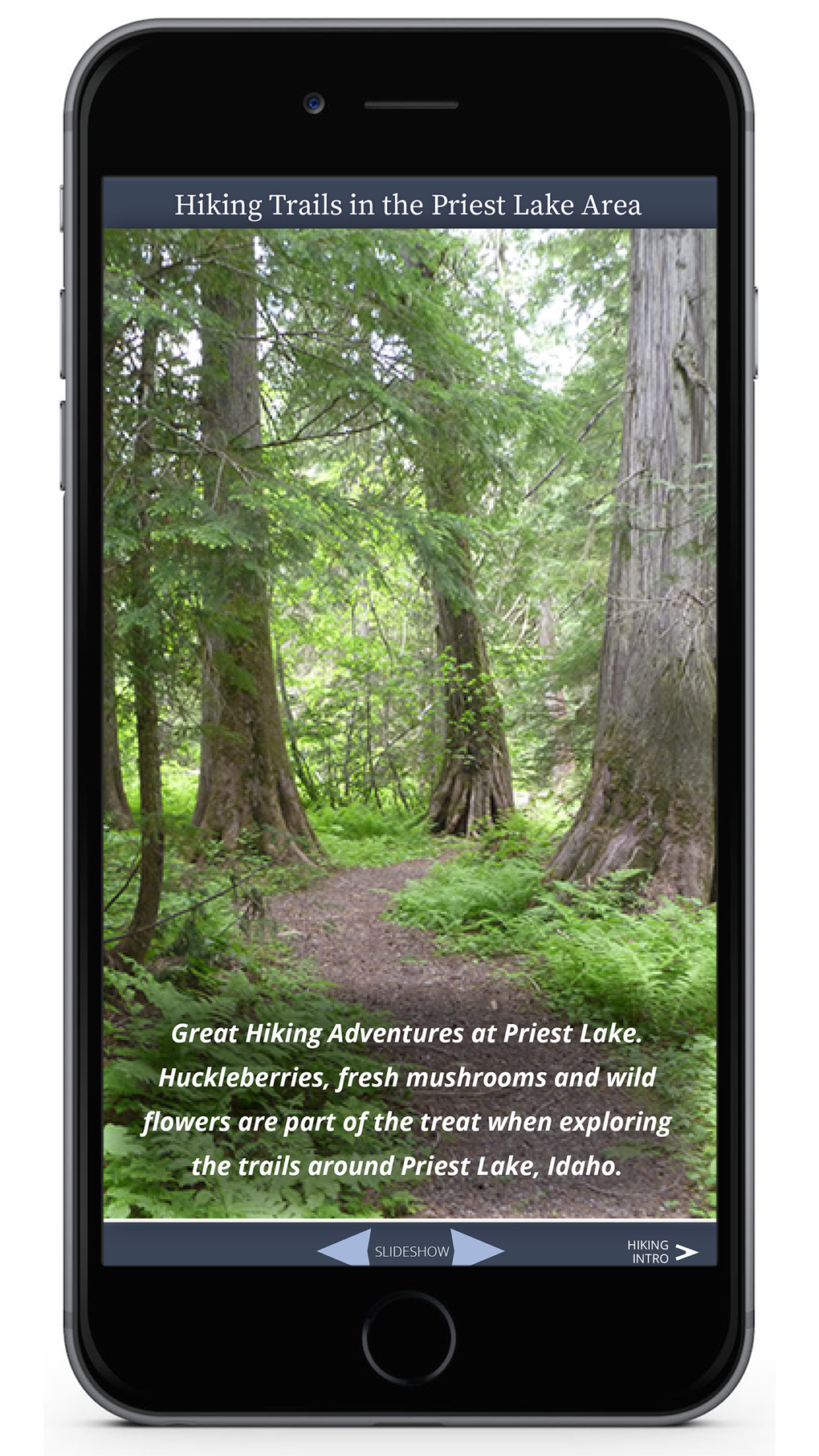 Priest Lake ID Trails Guide for iPhone - Download