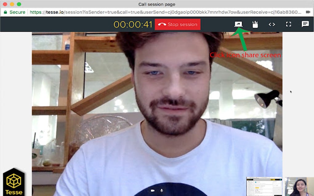 Tesse - Share Screen Google Chrome 용 - 확장 프로그램 다운로드