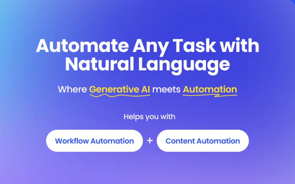 iMean - Generative AI meets Automation para Google Chrome - Extensión Descargar
