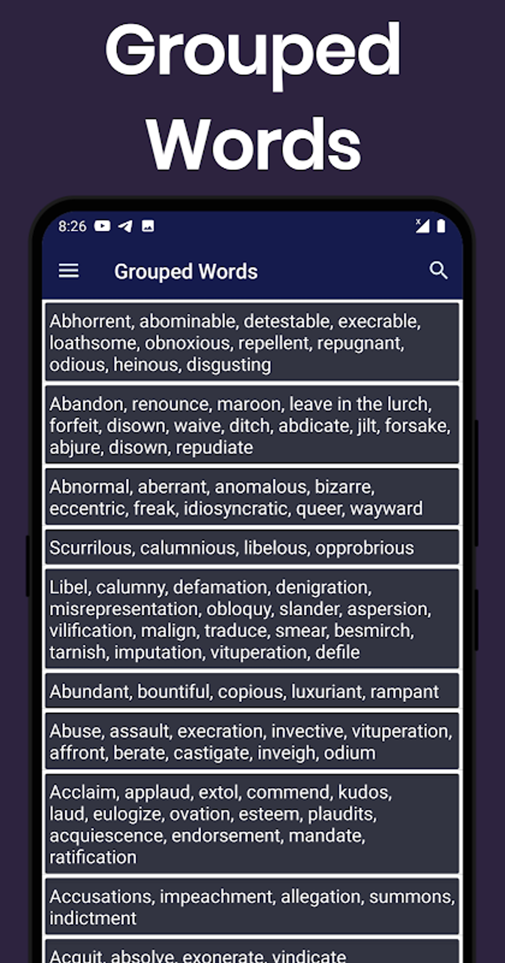 Vocabulary - GRE Vocabulary Builder APK for Android - Download