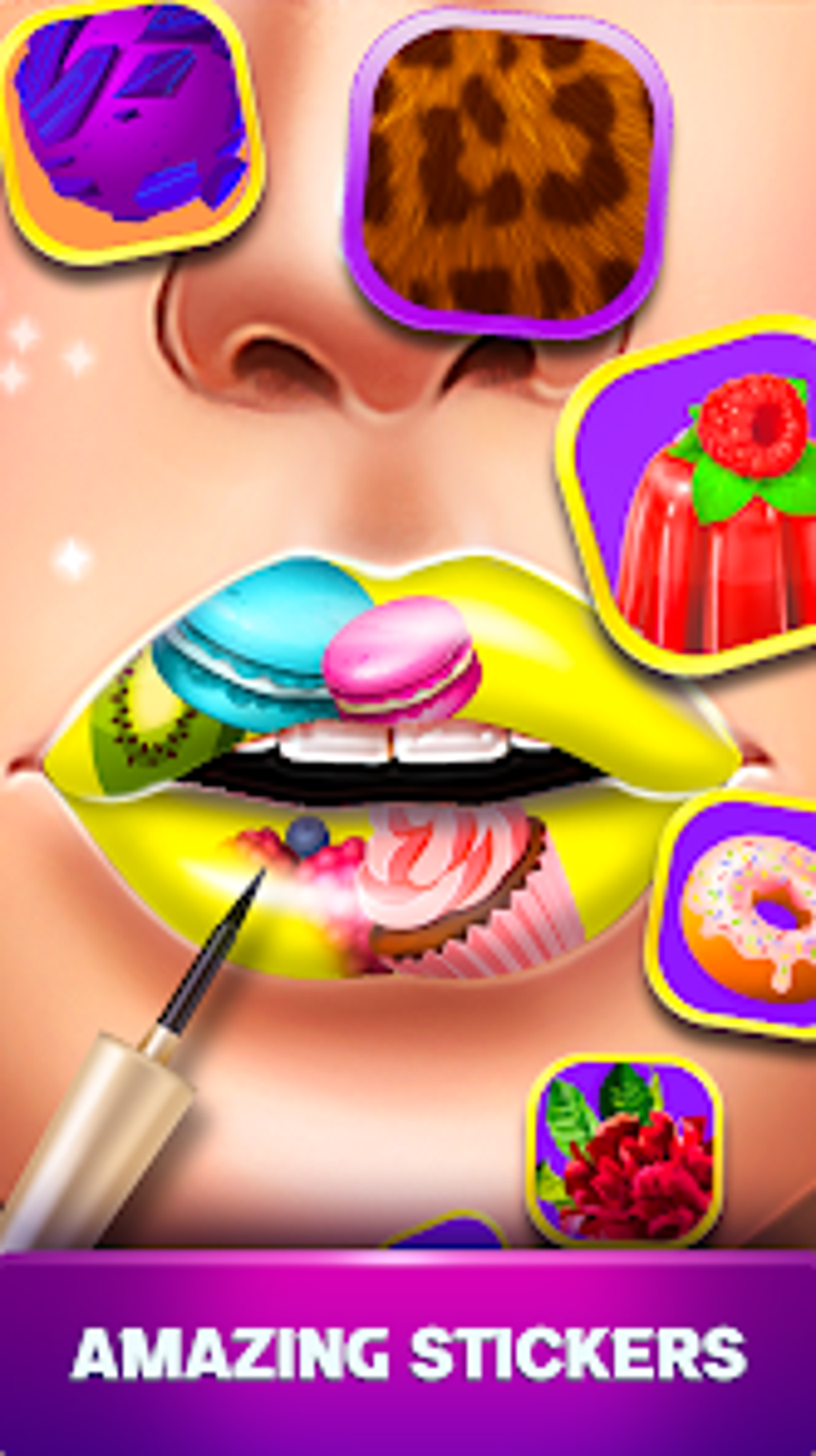 Lip Art: Lipstick Makeup Games pour Android - Télécharger