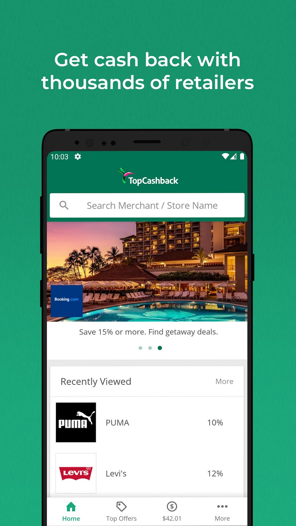 TopCashback Cash Back more APK Android