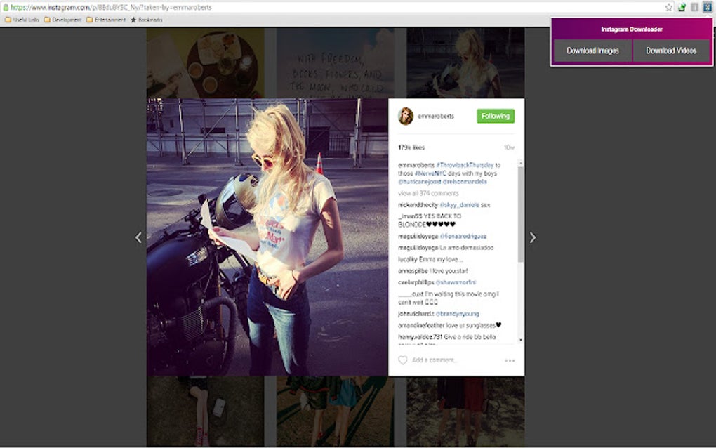 Instagram Downloader para Google Chrome - Extensão Download