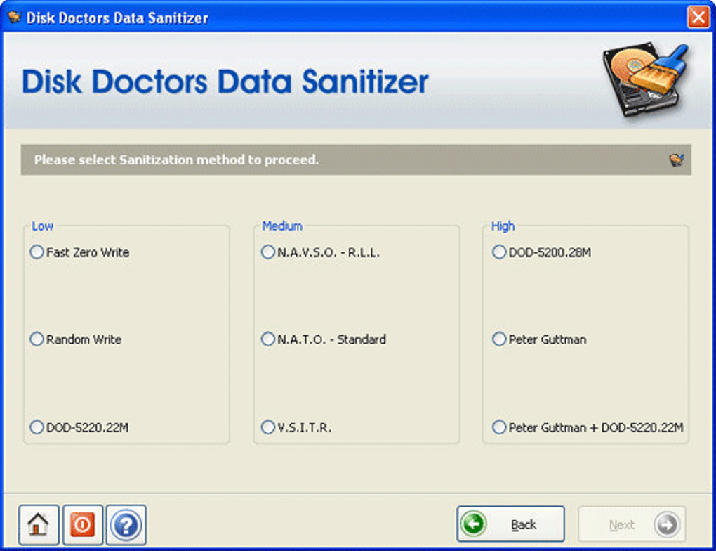 Disk Doctors Data Sanitizer - Télécharger