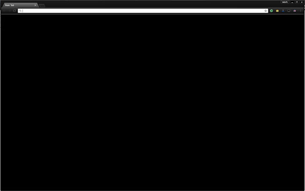 Black New Tab Page para Google Chrome - Extensión Descargar