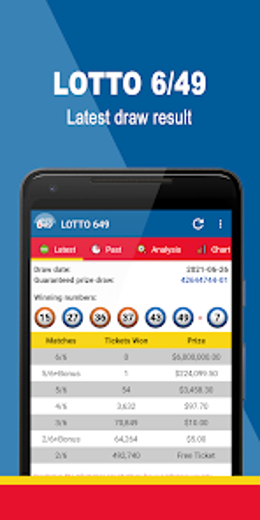 LOTTO 649 para Android - Descargar