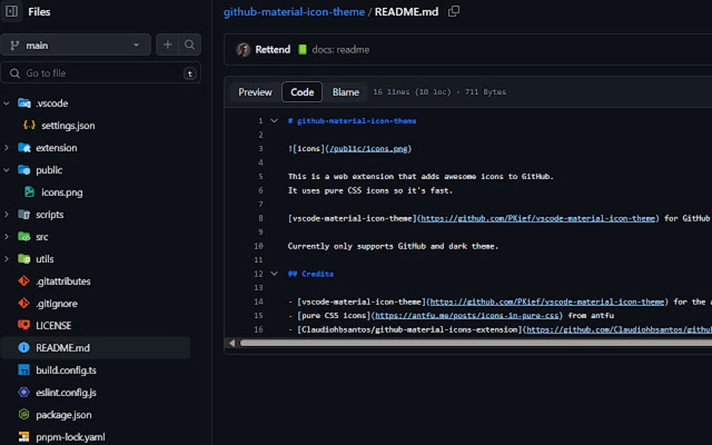 github-material-icon-theme 版 Google Chrome - 扩展 下载
