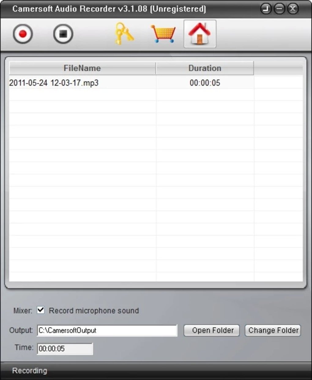 Camersoft Audio Recorder - Download