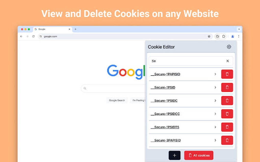 Cookie Editor for Google Chrome - Extension Download