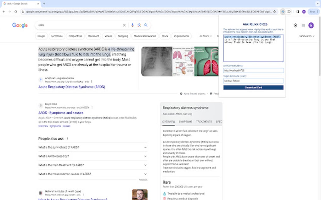Anki Quick Cloze for Google Chrome - Extension Download