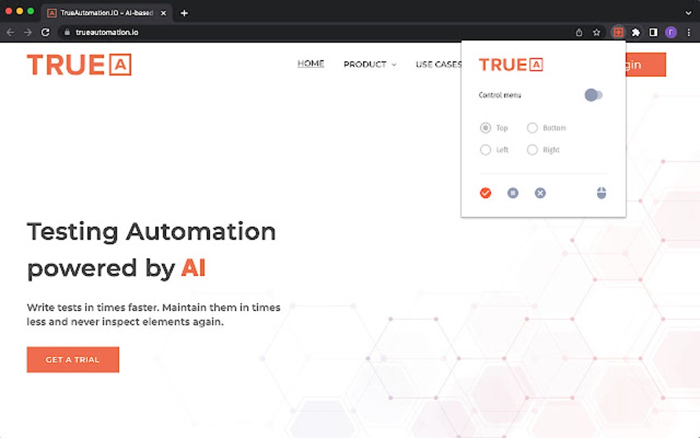 TrueAutomation Test Recorder for Google Chrome - Extension Download